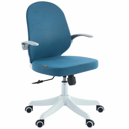 Детское компьютерное кресло CHAIRMAN CH107, ткань, голубой