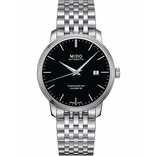 Наручные часы Mido, серебряный, черный
