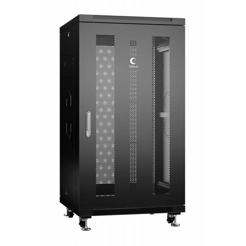 Шкаф серверный Cabeus ND-05C-22U60/80-BK 22U 800мм дверь металл, черный