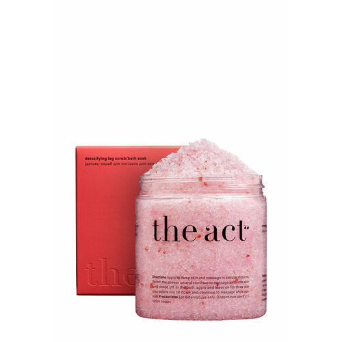 Детокс-скраб для ног и ванны с солью THE ACT