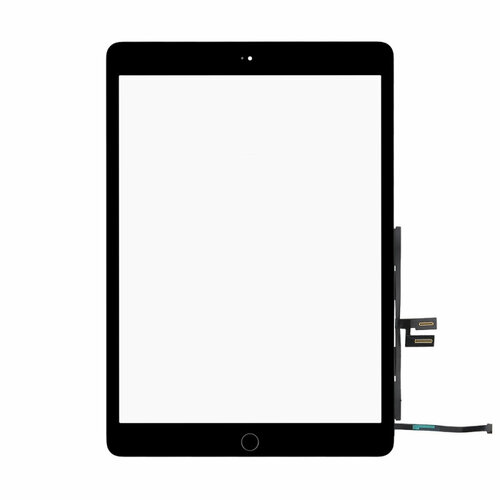 Сенсорное стекло (тачскрин) для Apple iPad A2198 в сборе с черной кнопкой HOME (черный)