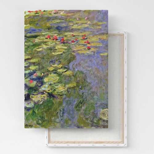 Картина на холсте, репродукция / Monet Claude - Water Lilies, 1919 - Клод Моне / Размер 30 x 40 см