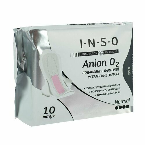 Прокладки Inso Anion O2 Normal, 10 шт/упаковка (комплект из 6 шт)