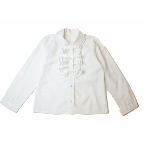 Школьная блуза Сказка, размер 110/60, белый