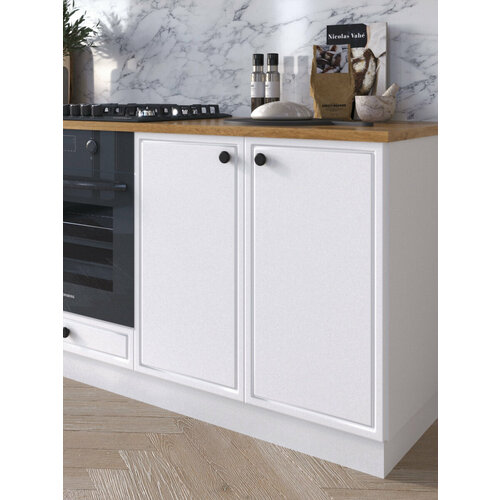 Модуль кухонный VITAMIN шкаф -стол без столешницы с фасадом МДФ+ Эмаль, ш.80 см