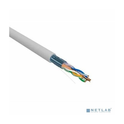 REXANT Кабель REXANT (01-0143-R) Кабель витая пара F/UTP, CAT 5e, PVC, 4PR, 24AWG, INDOOR, SOLID, серый, 305м Серый