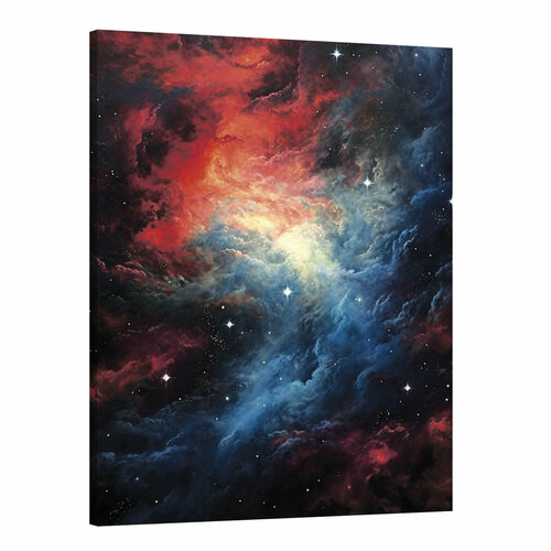 Интерьерная картина 50х70 "Символы Бесконечности: Космос"