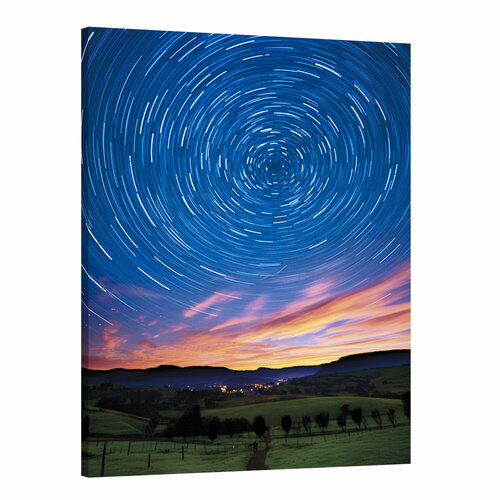 Интерьерная картина 50х70 "Звездный Вихрь"
