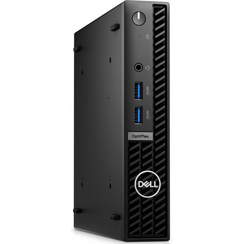 Копьютер Dell Optiplex 7010 Micro Core i3-13100T 16Gb SSD512Gb 770 Linux Ubuntu GbitEth WiFi BT 260W мышь клавиатура черный (7010-3650)