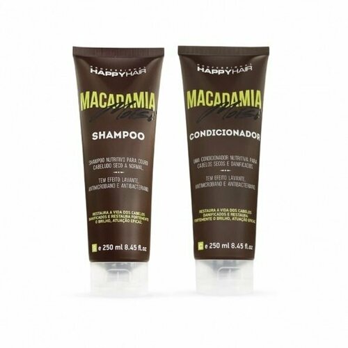 Набор Happy Hair Macadamia Moist Шампунь+ Кондиционер без SLS/SLES 250/250 мл
