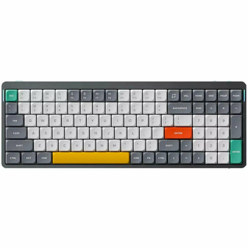 Беспроводная клавиатура Nuphy AIR96 (Grey), 96 клавиши, RGB подсветка, Wisteria Switch