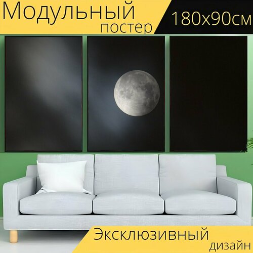 Модульный постер "Астрология, астрономический, астрономия" 180 x 90 см. для интерьера