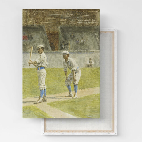 Картина на холсте, репродукция / Томас Икинс - Baseball Players Practicing / Размер 40 x 53 см