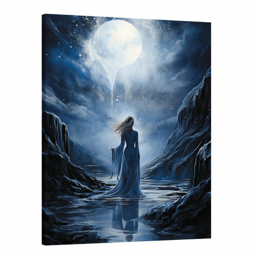 Интерьерная картина 50х70 "Лунные мечты"