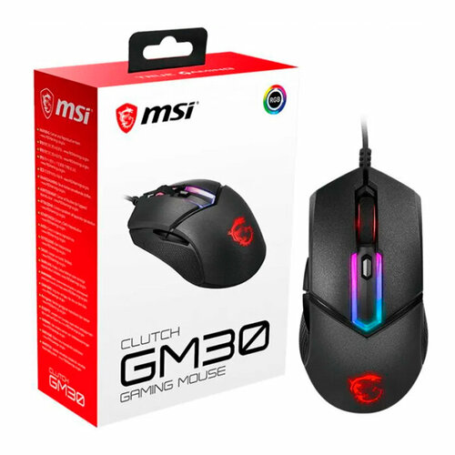 Мышь MSI Clutch GM30 RGB black