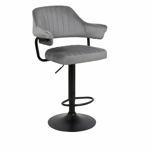 Барный стул Империя Стульев кантри WX-2917 grey серый велюр