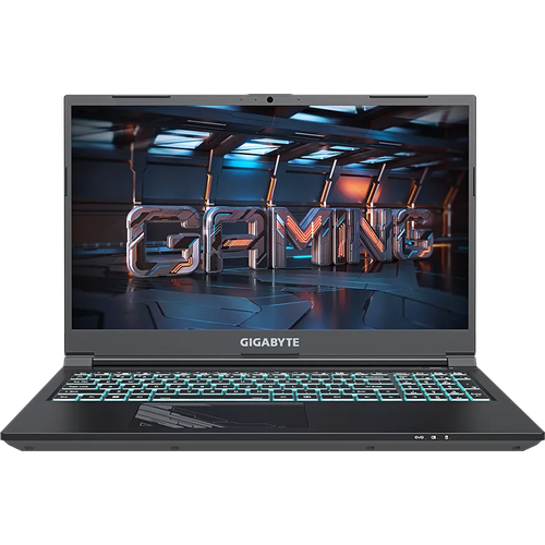 15.6" Ноутбук GIGABYTE G5 MF 1920x1080, Intel Core i5 12500H 2.5 ГГц, RAM 8 ГБ, DDR4, SSD 512 ГБ, NVIDIA GeForce RTX 4050, без ОС, MF-E2KZ333SD, черный