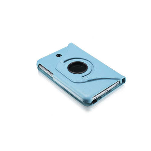 Чехол для планшета MyPads Samsung Galaxy Tab 4 7.0 SM-T230/T231/T235 поворотный роторный оборотный голубой кожаный