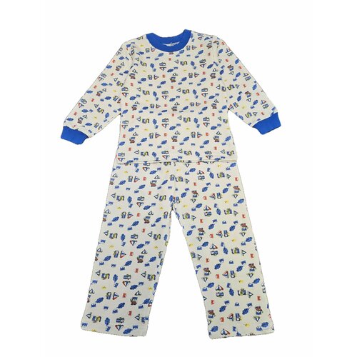 Пижама  Сказка, размер 134-68, синий, белый
