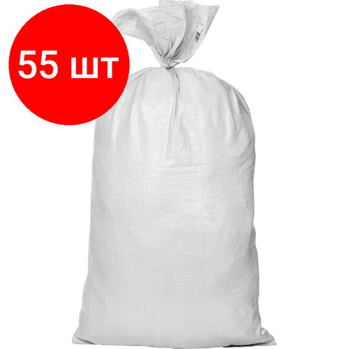 Комплект 55 штук, Мешок п/п тканый (55смх105см,70гр)