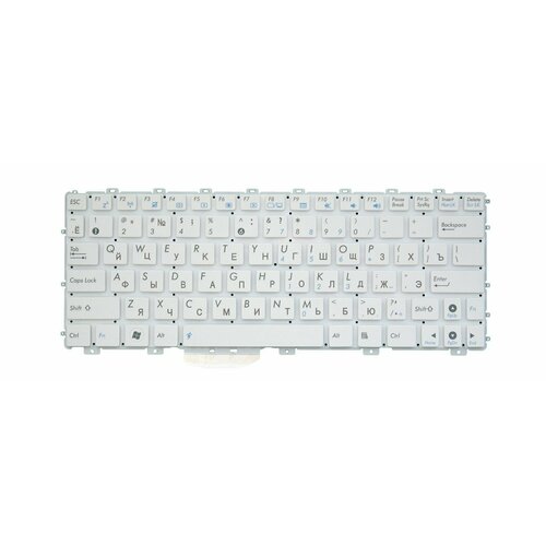Клавиатура для ноутбука Asus Eee PC 1015PX белая