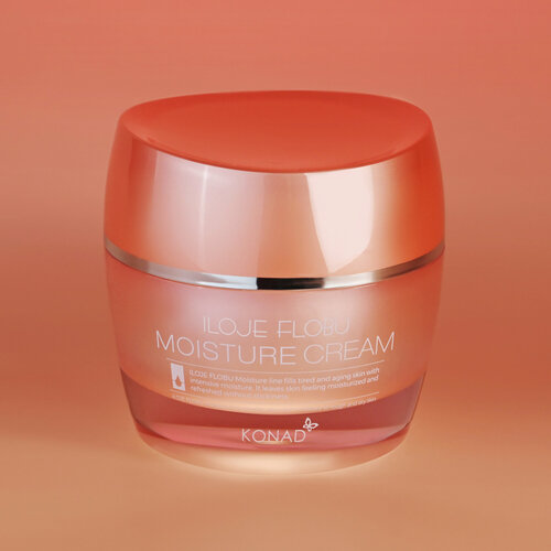 Konad iloje Flobu Moisture Cream 50g Увлажняющий антивозрастной крем для лица с пептидами