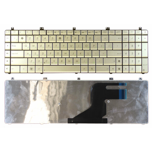 Клавиатура для ноутбука ASUS X7DSF серебристая