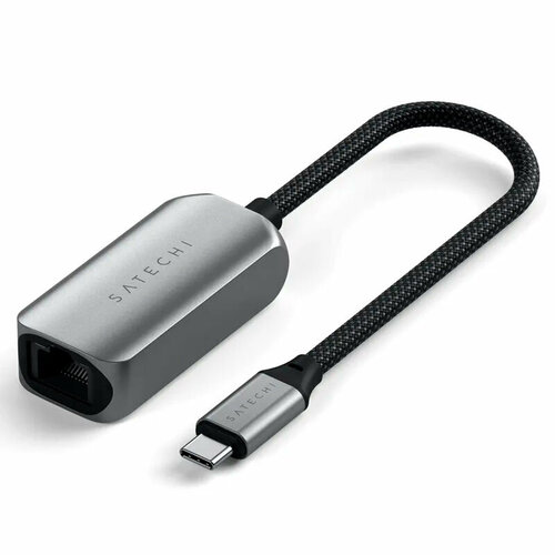 Сетевая карта Satechi USB-C - 2.5 Gigabit Ethernet Adapter Space Grey ST-AE25M