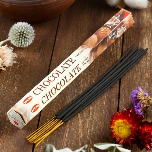 HEM Благовония "HEM Chocolate" (Шоколад), шестигранник, 20 палочек