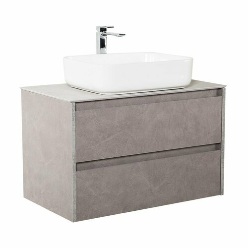Мебель для ванной комнаты BelBagno KRAFT 100 см Cemento Grigio