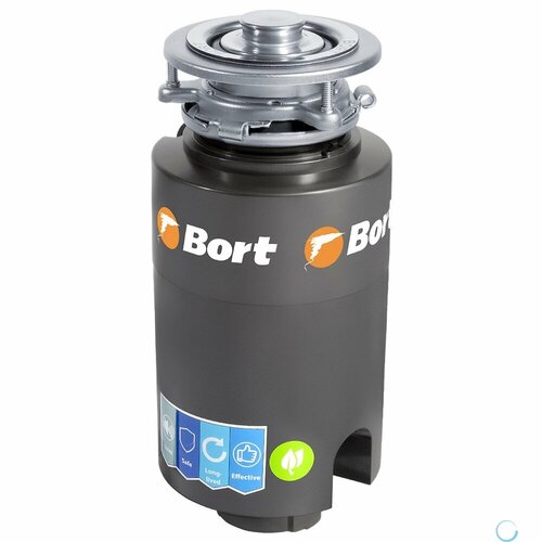 Bort Измельчитель пищевых отходов TITAN 4000 (Control) {Мощность л. с. 0,75 ; 560 Вт; 4,2 кг/мин; 3200 об/мин; 1400 мл