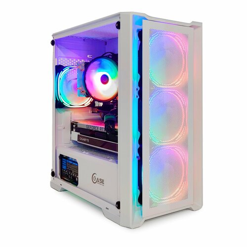 Игровой PC юкомс i3 4150, RTX 2070 8GB, SSD 240GB, 8GB DDR3, БП 600W, win 10 pro, White game case