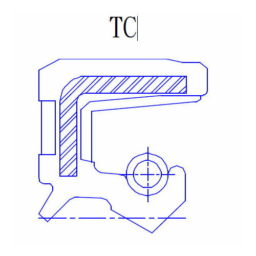 Сальник для стиральной машины (манжета арм.) 25x50x10 TC NBR-70