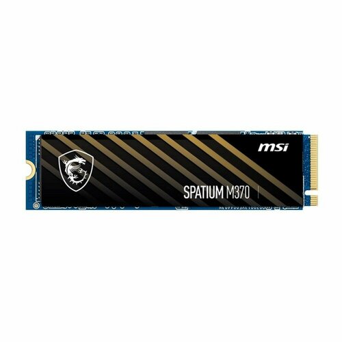 Твердотельный накопитель SSD MSI 256GB NVMe M.2 M370 3D NAND, PCIe Gen3x4, NVMe 1.3, TBW 200