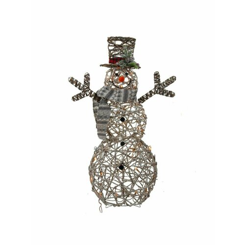 Фигурка декоративная Remecoclub Снеговик с подсветкой 90 см