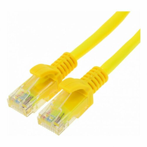 Кабель CAT-5E RJ-45 (патч-корд) желтый, Длина: 2 м