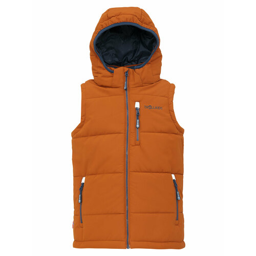 Жилет Trollkids Narvik Vest XT , размер 152, горчичный, оранжевый