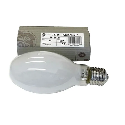 Лампа ДРЛ General Electric E Kolorlux 125W E27