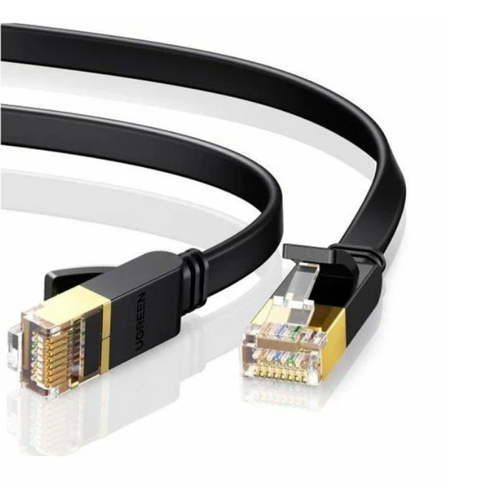 Кабель UGREEN NW106 (11263) UGREEN Cat 7 U/FTP Lan Cable Flat Design. Длина: 5 м. Цвет: черный