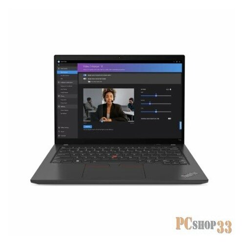 Ноутбук Laptop Lenovo ThinkPad model: T14 Gen 4 Black 14 FHD/i5-1335U/16GB/512GB SSD/W11PRO