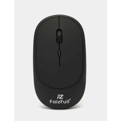 Беспроводная компьютерная мышь/ Bluetooth 5.2 + 2,4Ghz / Бесшумная / Перезаряжаемая/ Матовая/ Черный