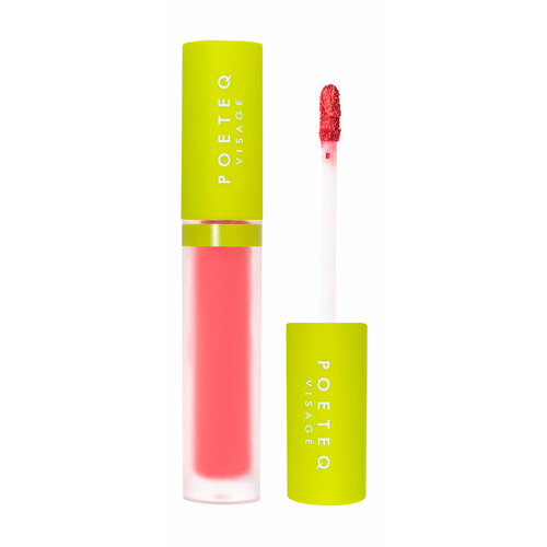 POETEQ Помада для губ жидкая Liquid Lipstick Matte Effect, 7 г, 85 брусничный