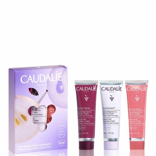 CAUDALIE Набор кремов для рук и ногтей Hand Cream Trio Set