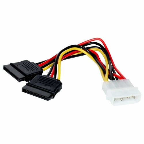 Переходник ExeGate питания Molex 4pin, 2 x SATA EX-CC-SATA-PSY 15см EX138935RUS