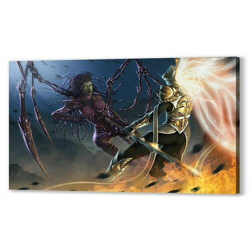 Плакат, постер на бумаге Heroes Of The Storm. Размер 60 х 84 см