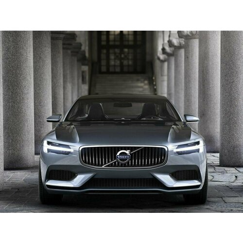 Плакат, постер на бумаге Volvo S90, Вольво. Размер 21 х 30 см