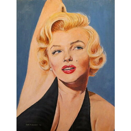 Плакат, постер на бумаге Marilyn Monroe/Мэрилин Монро/искусство/арт/абстракция/творчество. Размер 42 на 60 см