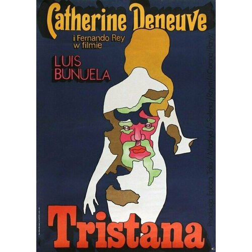 Плакат, постер на холсте Тристана (Tristana), Луис Бунюэль. Размер 21 х 30 см