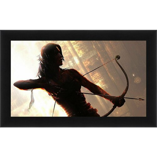 Плакат, постер на бумаге Tomb Raider. Размер 21х30 см