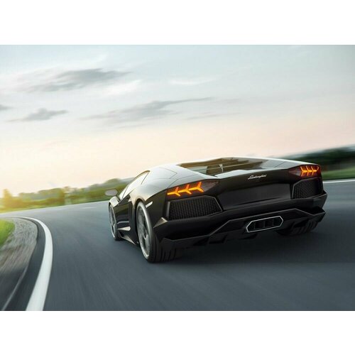 Плакат, постер на бумаге Lamborghini, Ламборджини. Размер 42 х 60 см